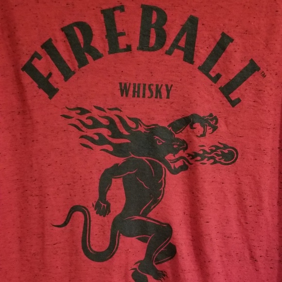 Fireball | Shirts | Fireball Whiskey Tshirt | Poshmark